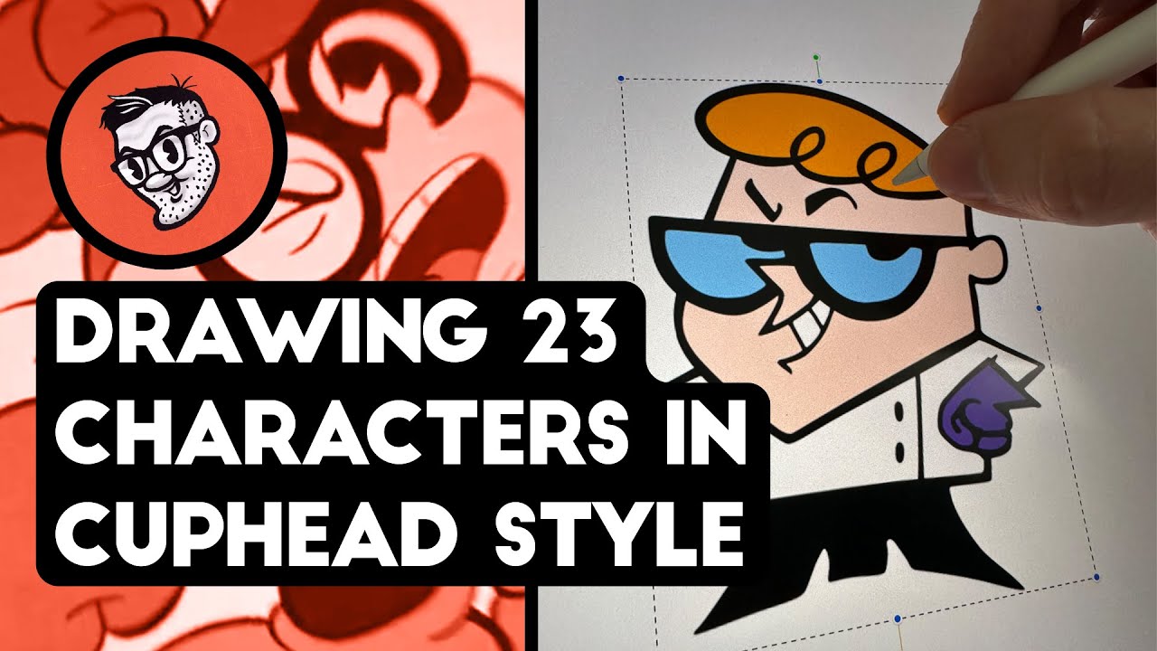 Drawing 23 Classic Cartoon Network characters in the 1930s rubberhose ...