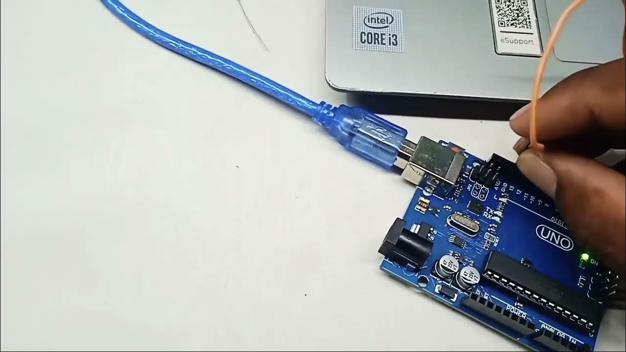 LED blinking arduino uno project in kannada// #arduino uno #project - YouTube