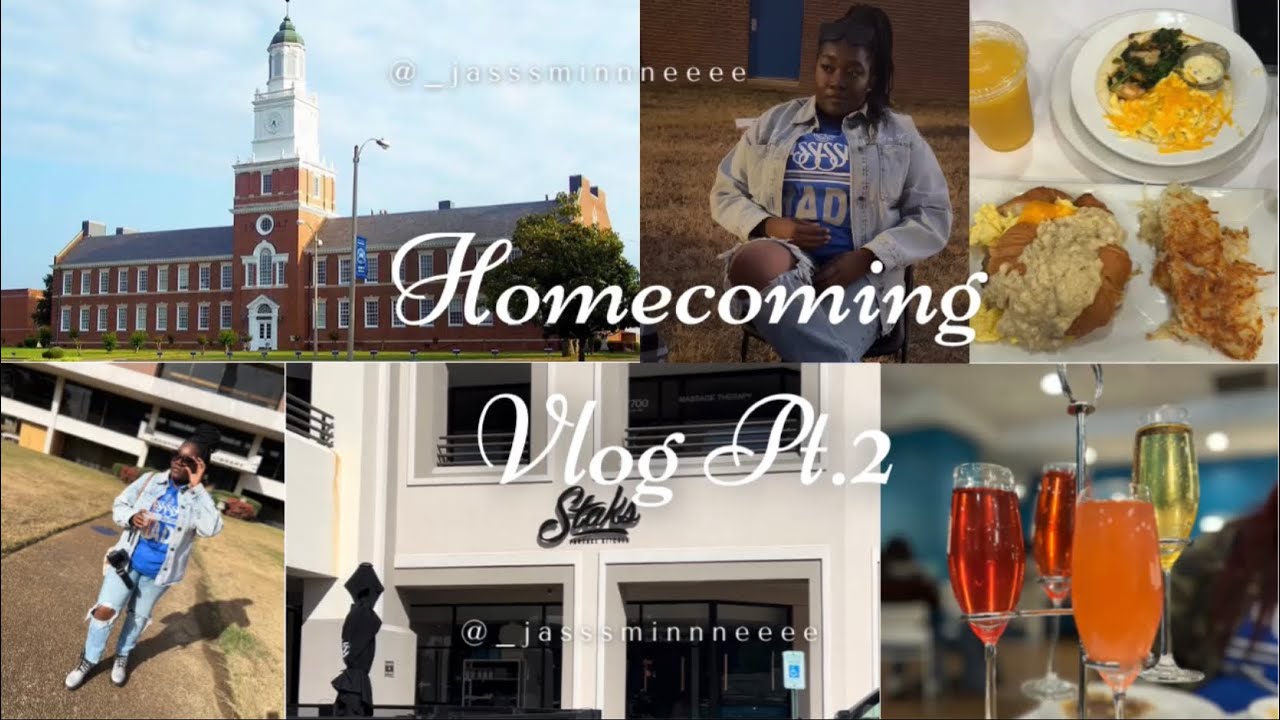 RUST COLLEGE Homecoming 2023 Pt 2! HBCU VLOG+ BRUNCH VIBES| LUSH ...