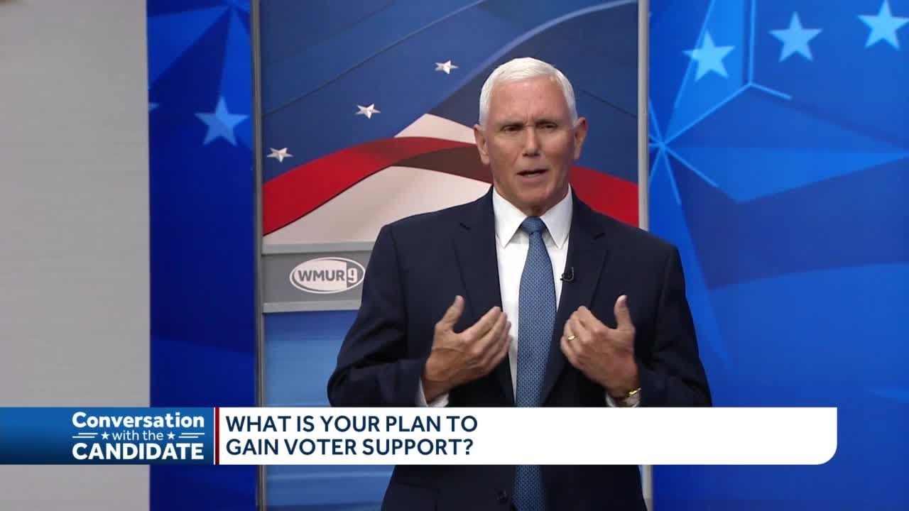 'I'm really grateful for that 7%': Mike Pence addresses low poll ...