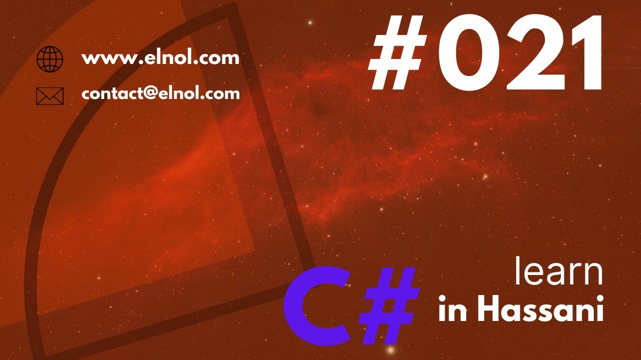 #021 | Strings | Part Seven | GetType Method | Learn C# in Hassani - YouTube