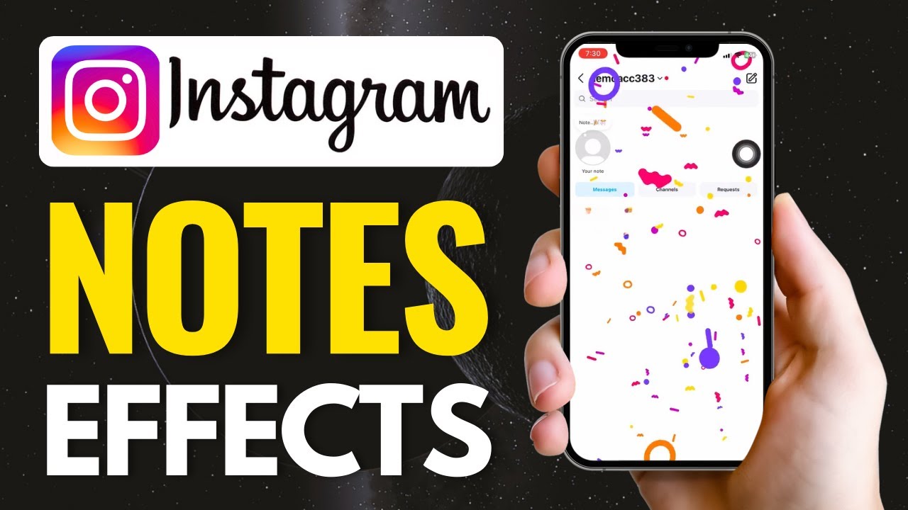 How To Add Effects On Instagram Notes | Add Special Celebration Effects ...