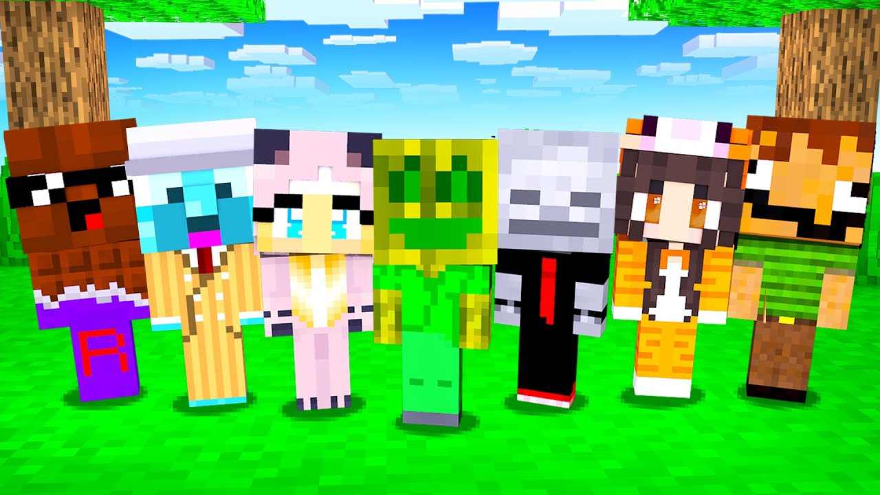 ISY, FLO, LARS, RYAN, SANDY, GAMBO und TOBBSS?! (Minecraft Wolf) - YouTube