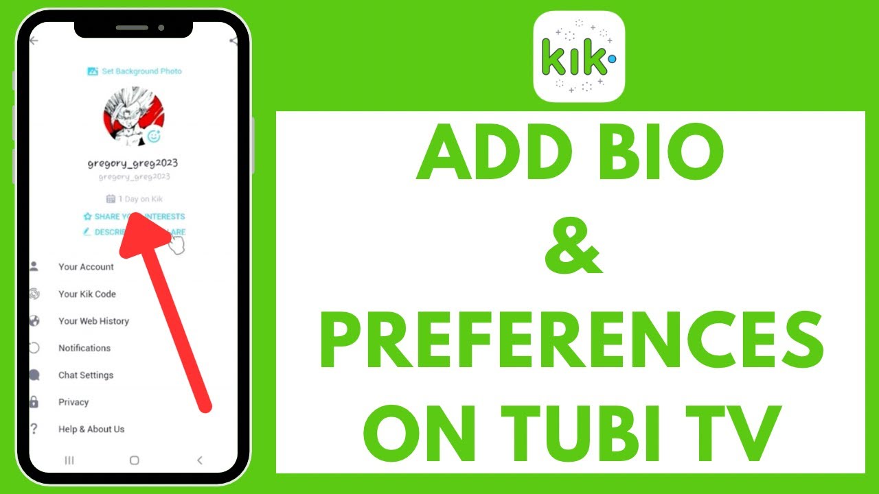 How to Add Bio and Preferences on Kik | Personalize Your Kik Profile ...