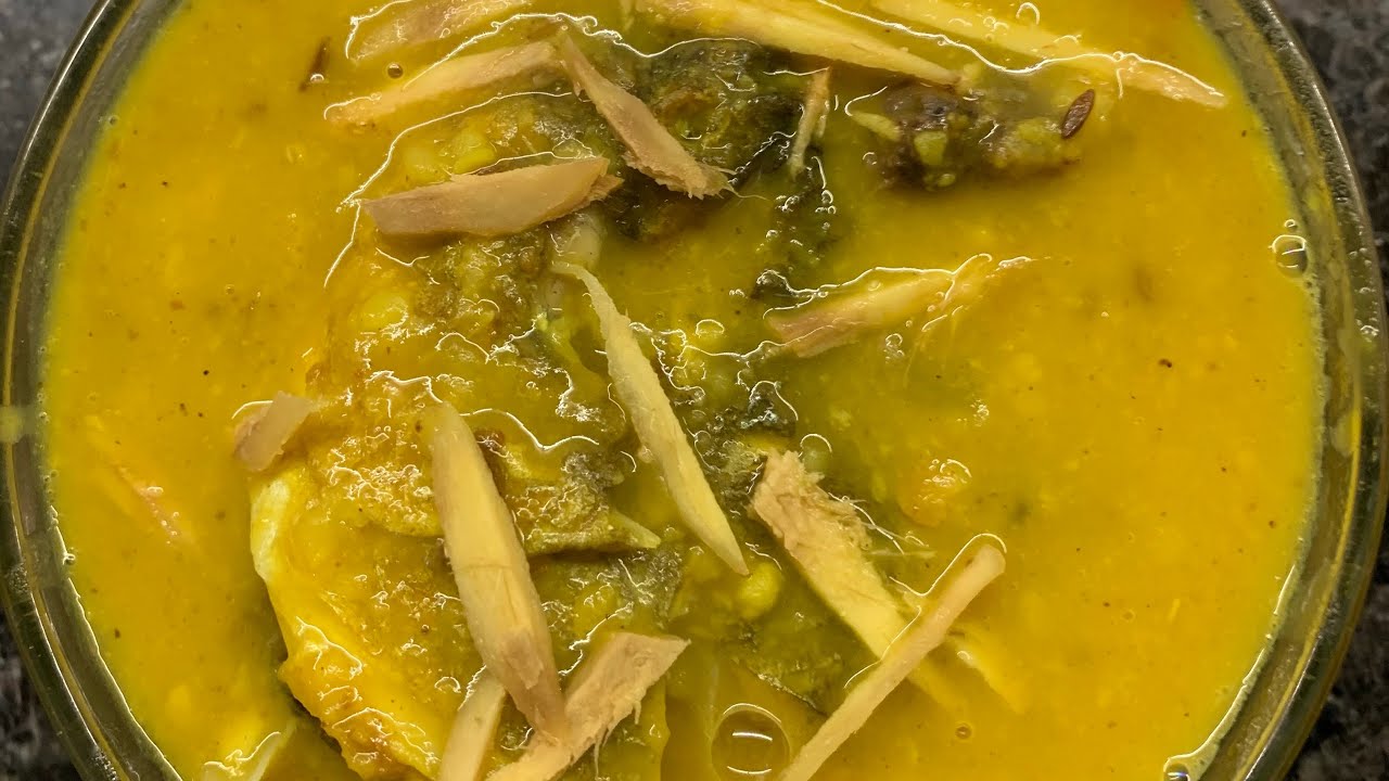 Bengali Moong Dal recipe with Fish Head|Macher Matha diye Moong Dal ...
