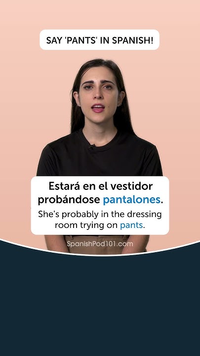 Pants in Spanish 🇲🇽 #shorts #Spanish - YouTube