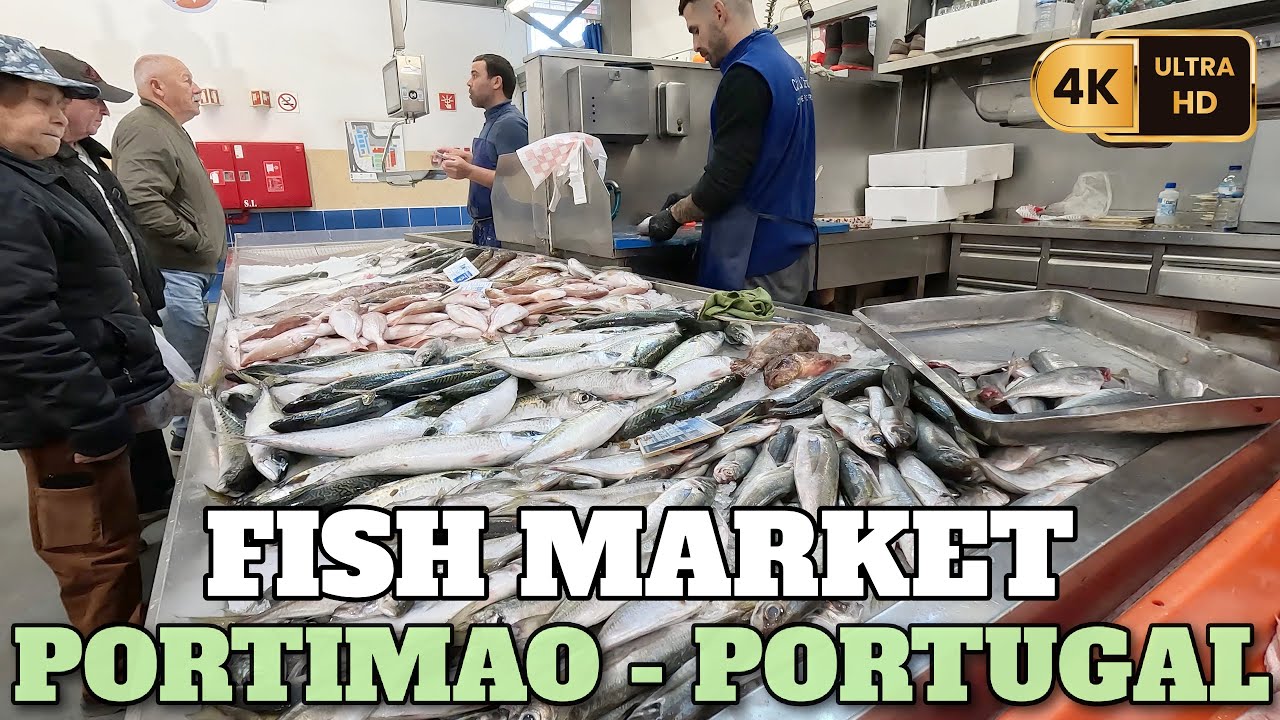 TRADITIONAL FISH MARKET IN PORTIMAO - ALGARVE - PORTUGAL - 2024 - 4K ...
