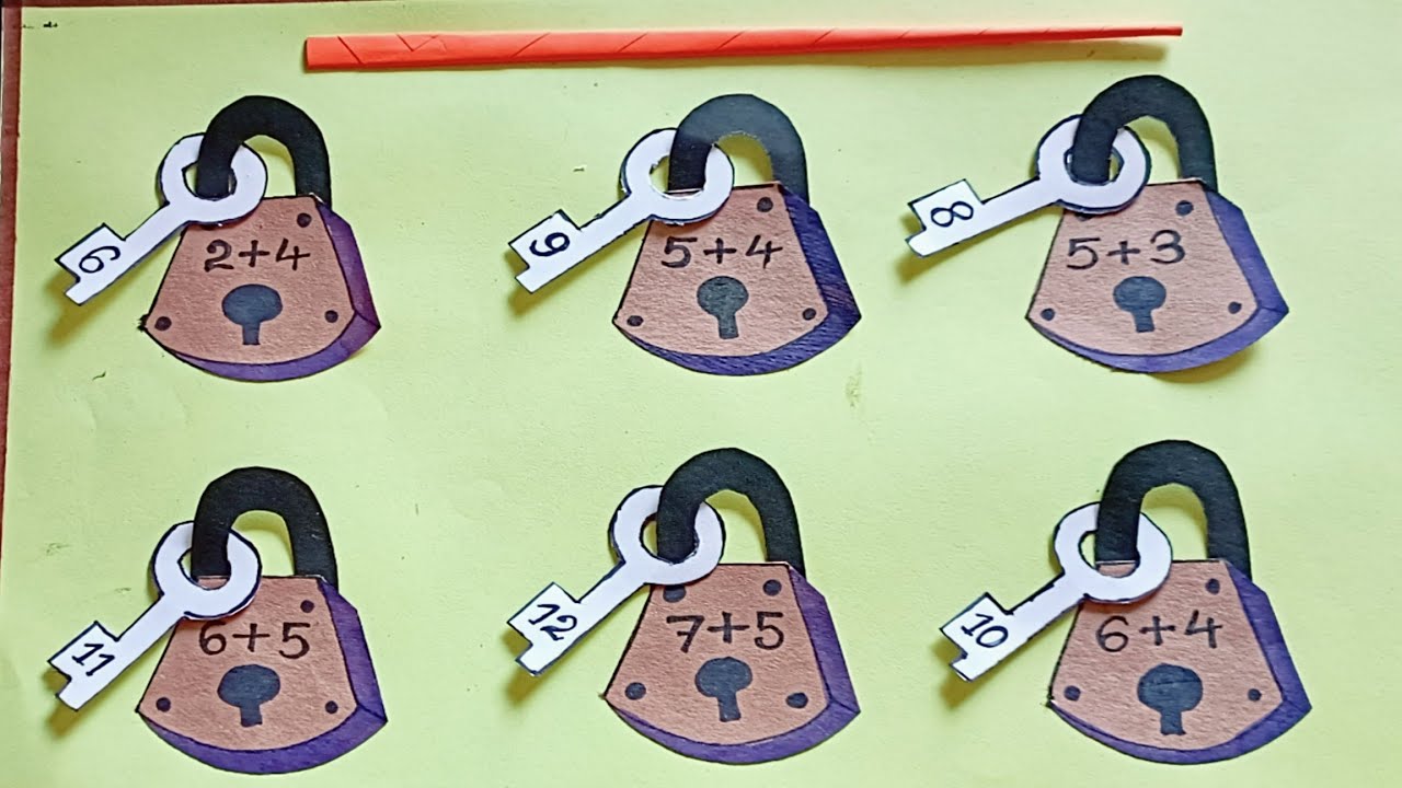 ADDITION TLM || MATHS TLM || TLM for primary school - YouTube