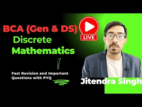 Discrete Mathematics Part -2 for B CA - YouTube