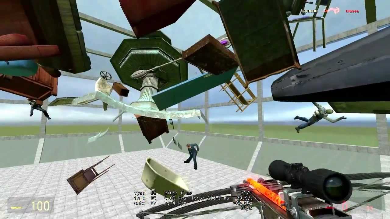 Zero Gravity fun in Garry's mod!! - YouTube