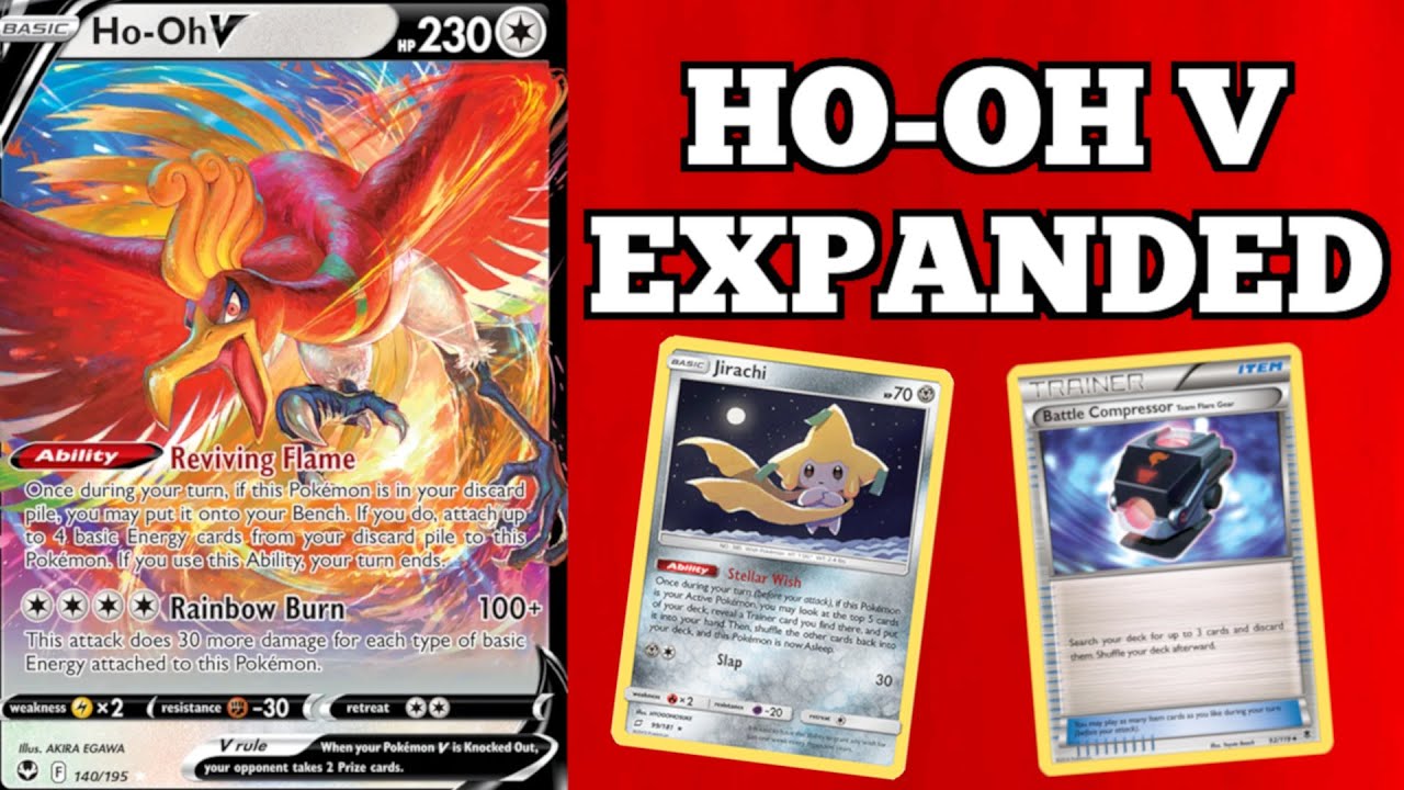 Ho-Oh V Sets Up Fast On Your First Turn!- PTCGO Expanded - YouTube