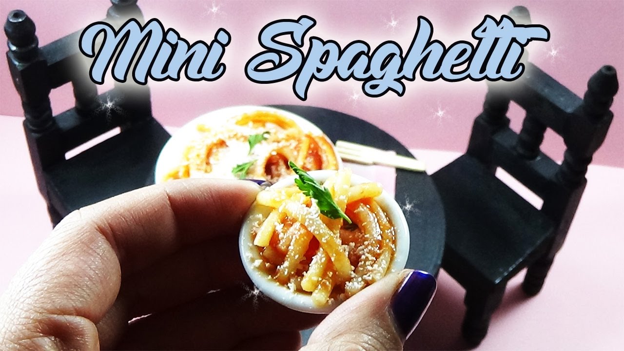 Mini Spaghetti! - Miniature Spaghetti :) Mini cocina! - Mini Kitchen ...