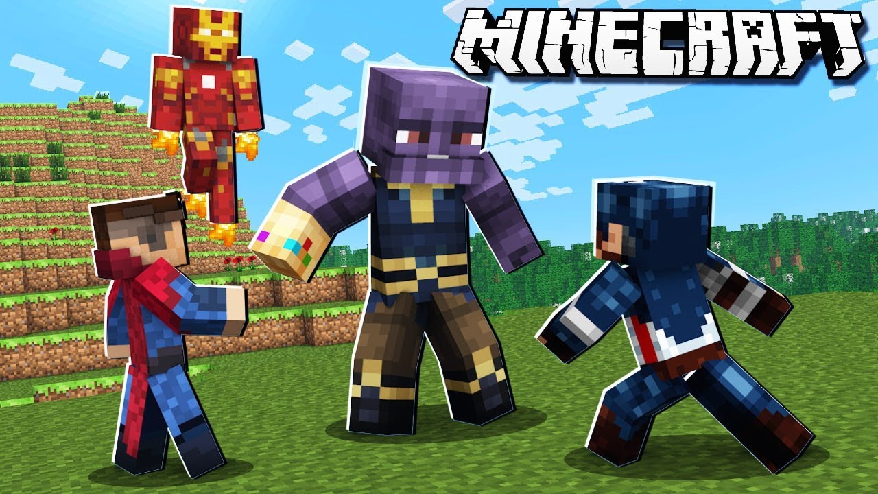 MINECRAFT AVENGERS INFINITY WAR! - YouTube