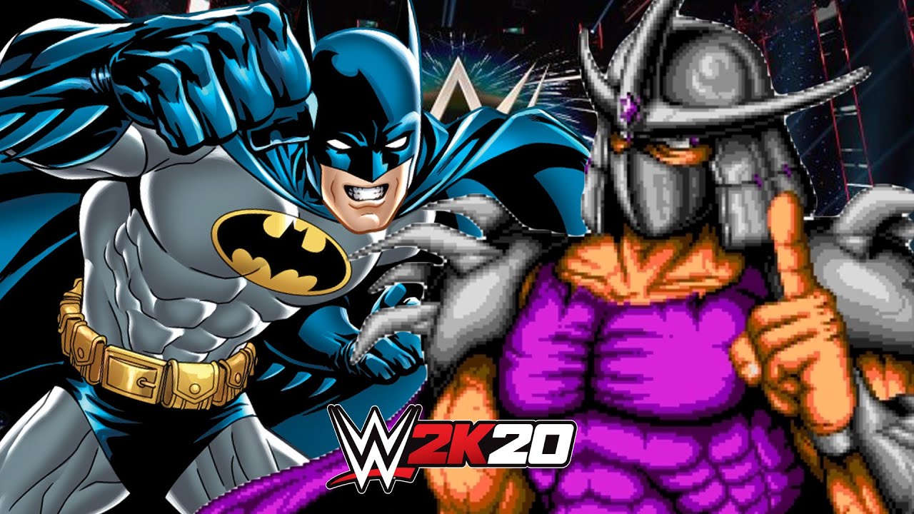 SHREDDER vs BATMAN - TMNT vs DC | WWE 2K20 - YouTube