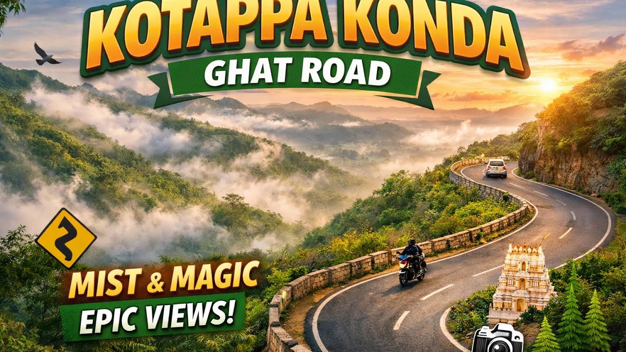 Kotappa Konda Ghat Road | A Journey Through Clouds & Curves 🌿🏔️ - YouTube