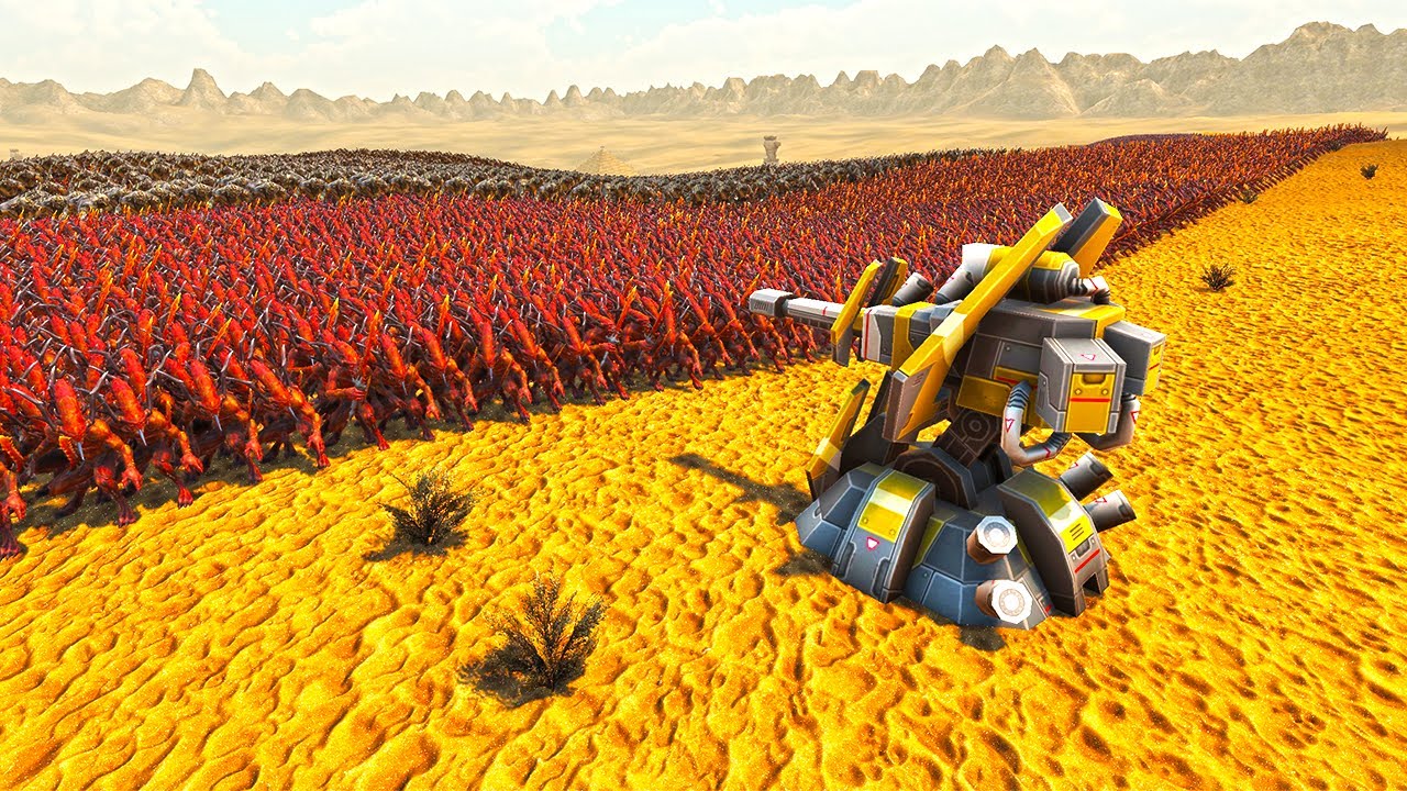 Sniper Turret, T45 Shotgun & T800 Terminator Vs 2.6 Million Khorne ...