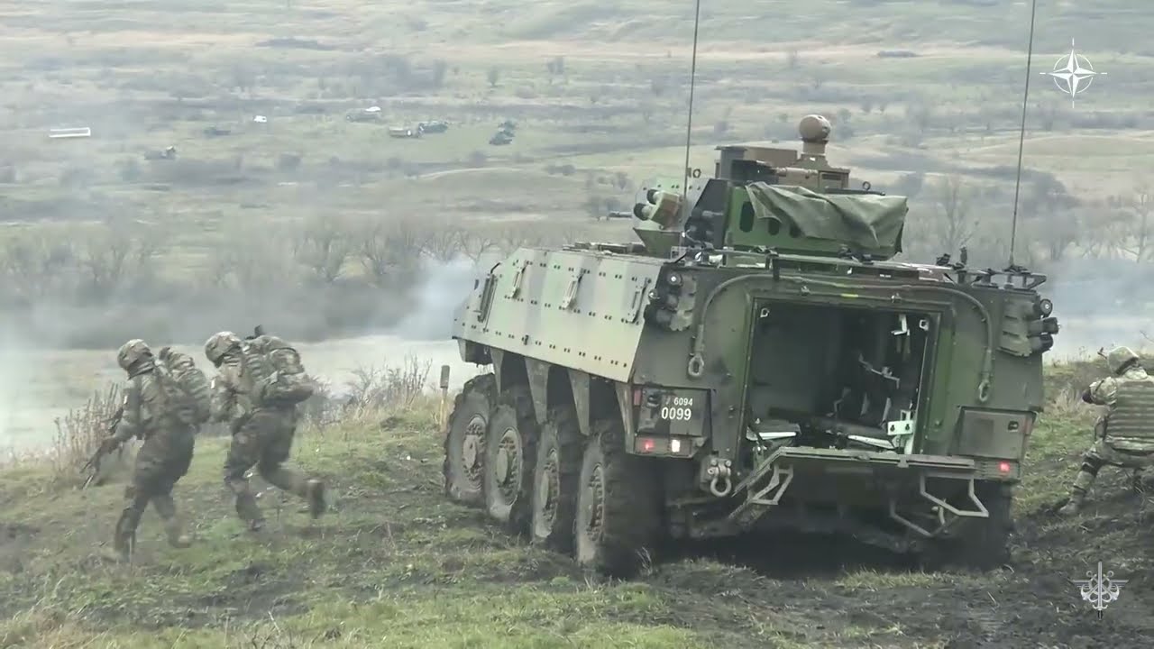French Army - Battlegroup training in Cincu, Romania - YouTube