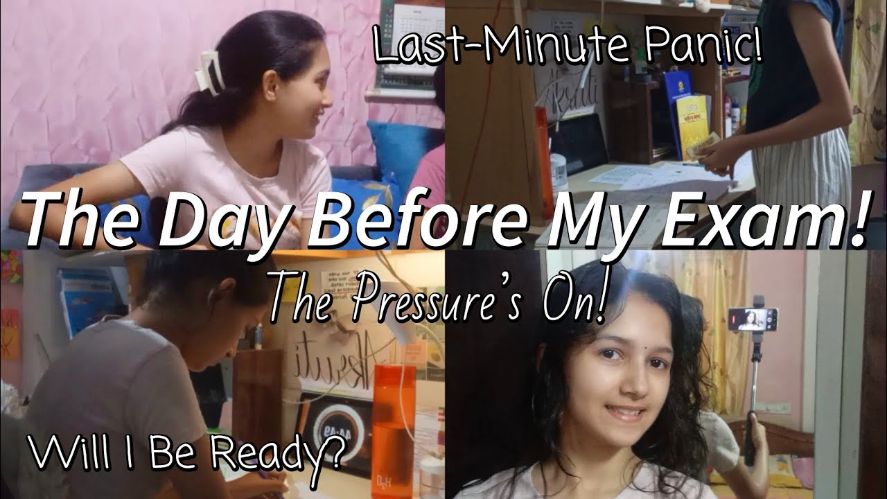 24 Hours Before My Exam: Full Day Routine with Last-Minute Stress! 😬📚 ...
