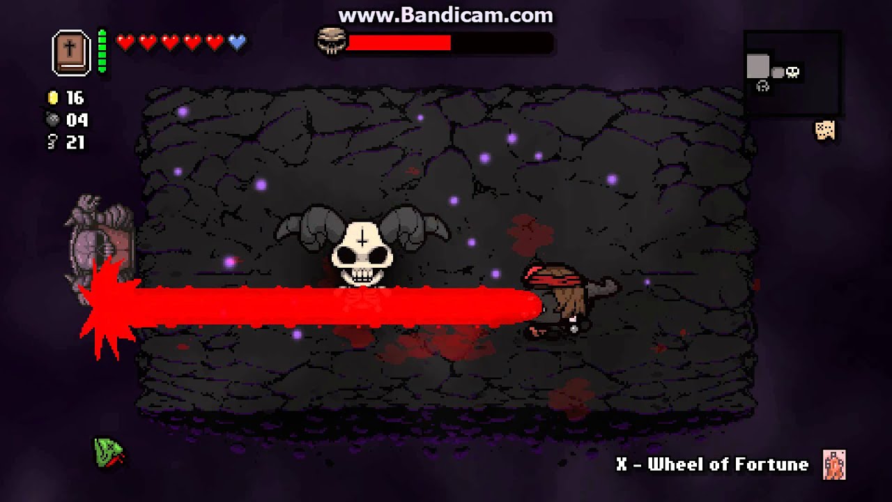 The Binding of Isaac: Rebirth - The Lamb battle - YouTube