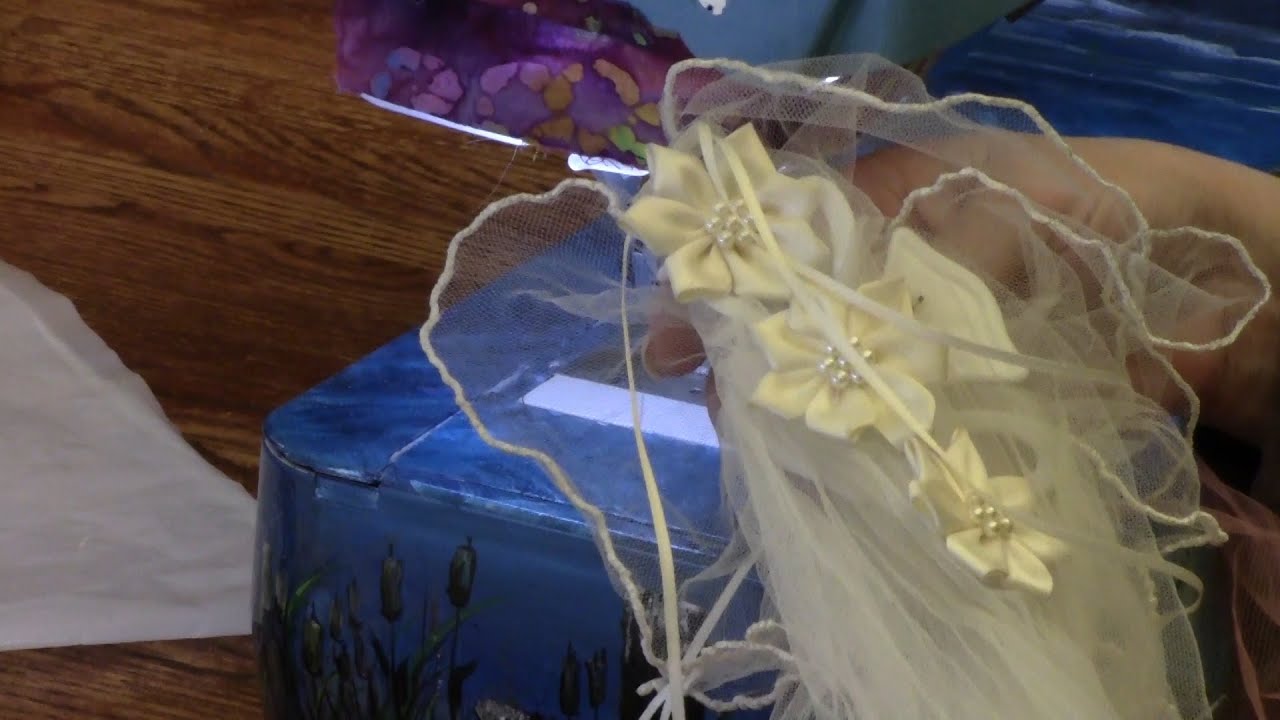 Sewing Pearls onto Wedding Tulle - Episode 3 - YouTube