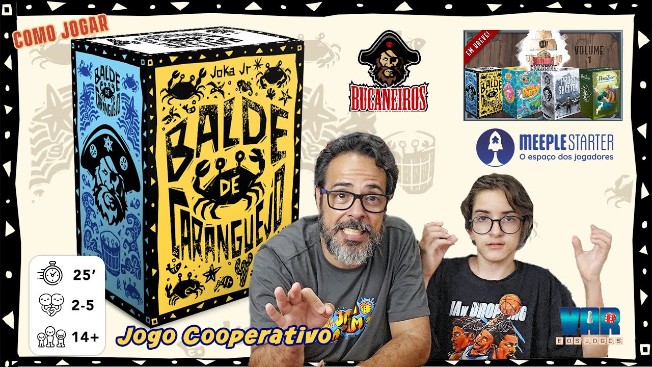 Como Jogar BALDE DE CARANGUEJO - Jogo de Tabuleiro Cooperativo - YouTube