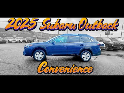 2025 Subaru Outback Convenience Cosmic Blue 25OB1147 - YouTube