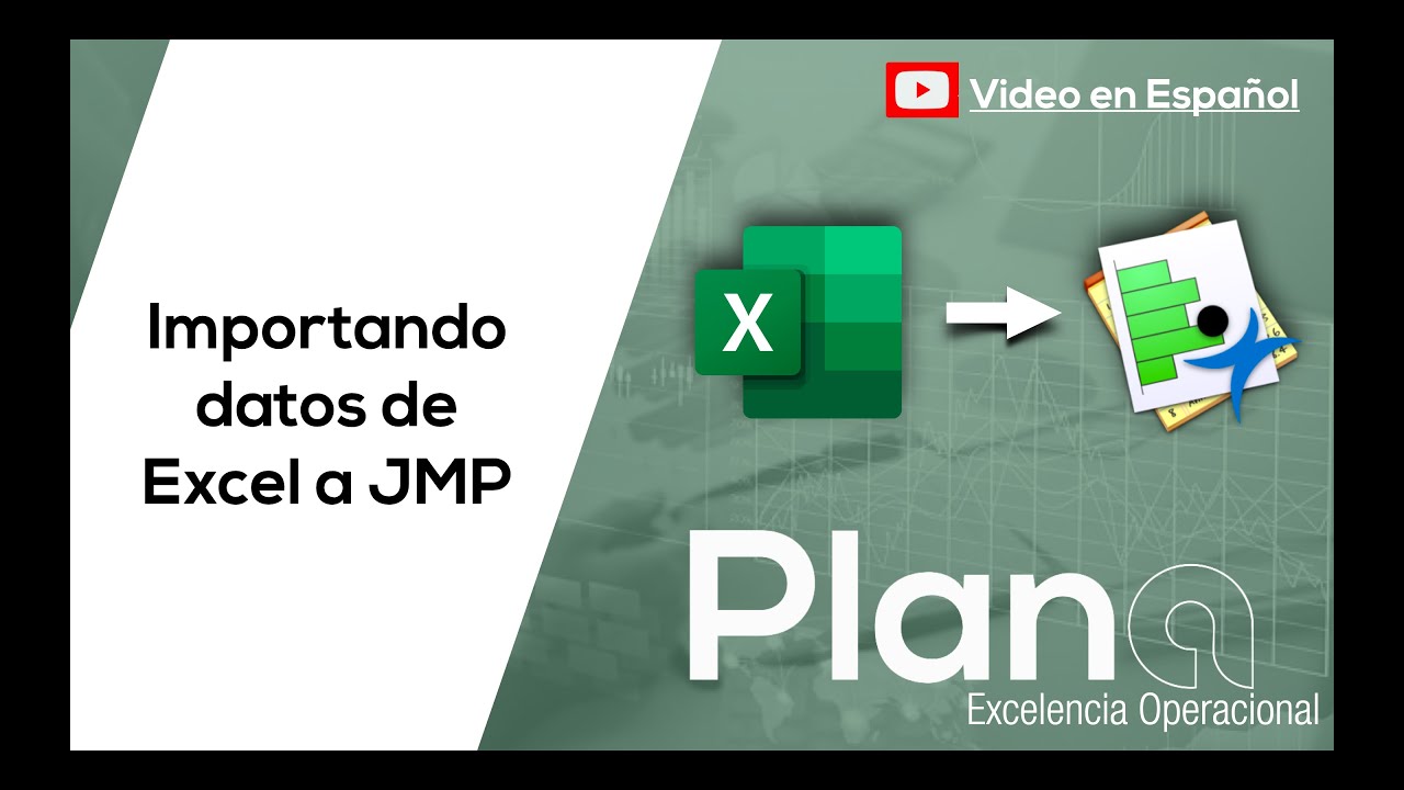 Cómo importar los datos de Excel a JMP - YouTube