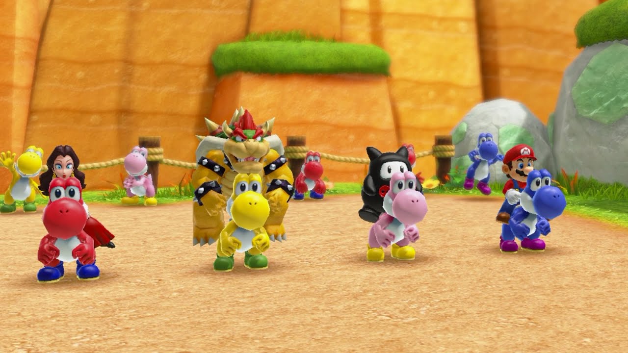 Super Mario Party Jamboree - Yoshi's Mountain Race - YouTube