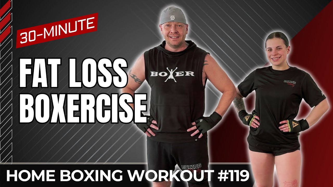 30 Min Full Body Cardio Boxing to Burn Fat - Boxercise - YouTube