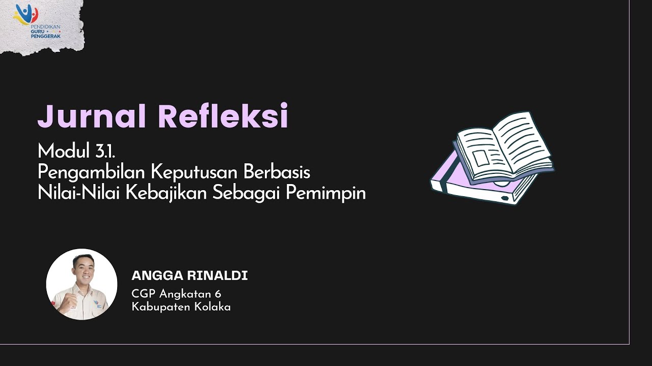 Jurnal Refleksi Modul 3.1 (MODEL 4F) || Angga Rinaldi - YouTube