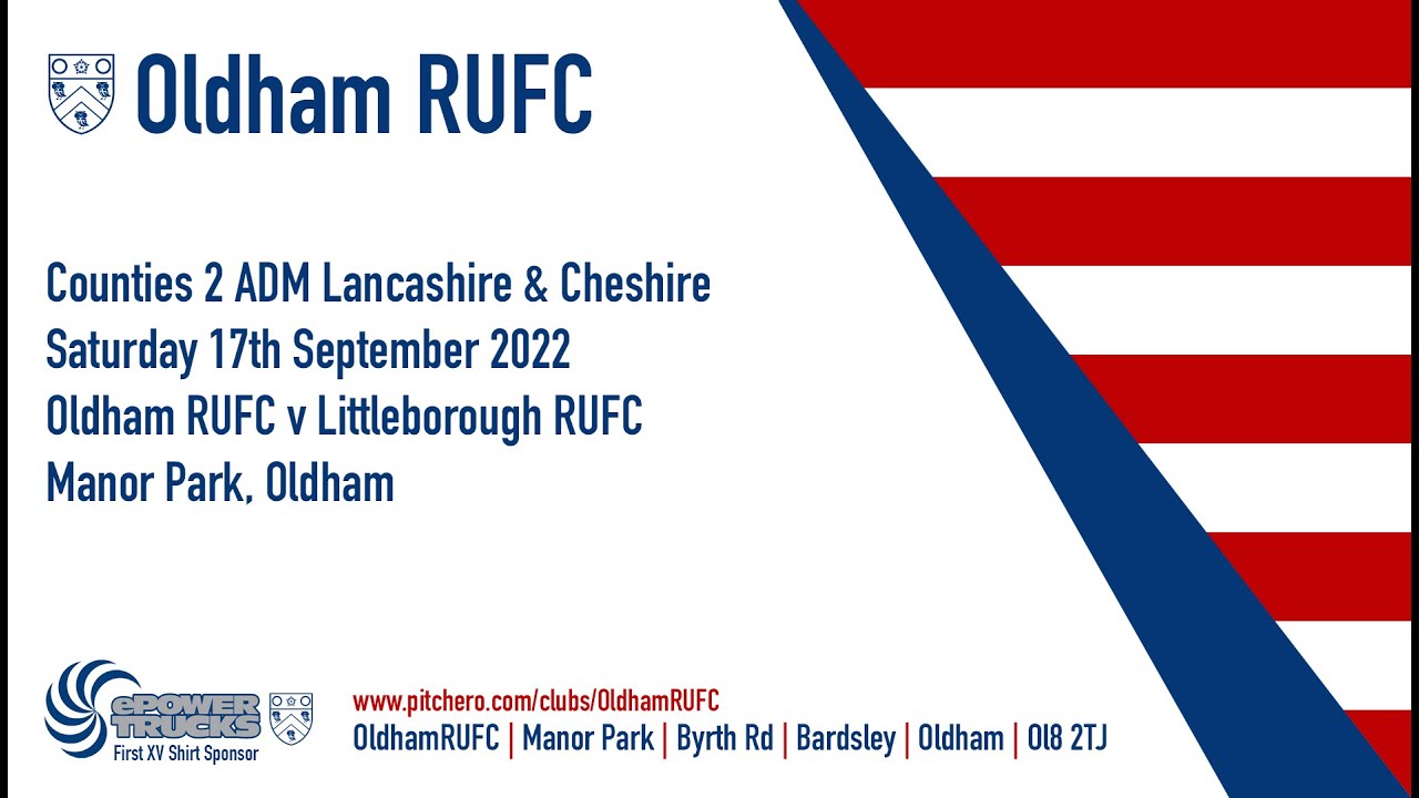 Oldham RUFC v Littleborough RUFC | 17/09/22 - YouTube