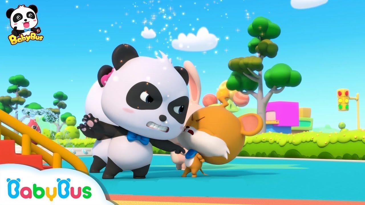 آداب حسنة عندما تصعد الزحلوقة | اغاني عادات جيدة | اغاني اطفال | بيبي ...