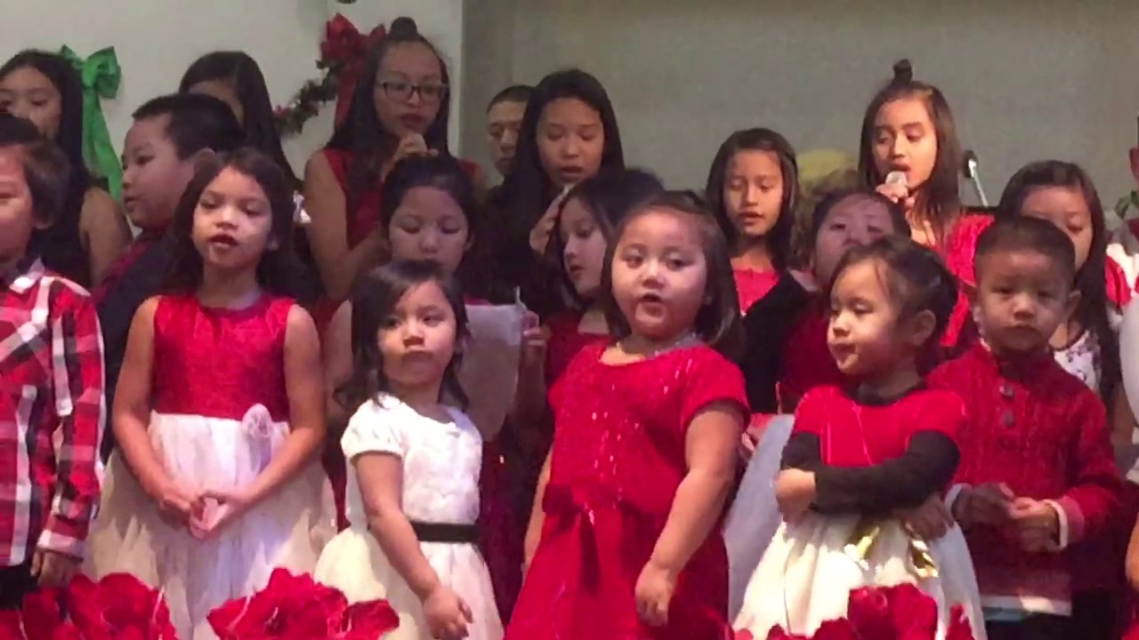 Lahu: 12-24-2016 children singing "joy to the world" - YouTube