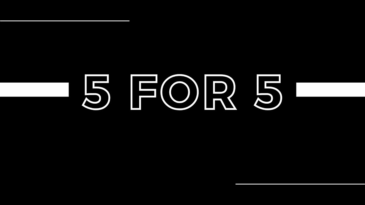 5 For 5 (Five Speakers, Five Minutes) - YouTube
