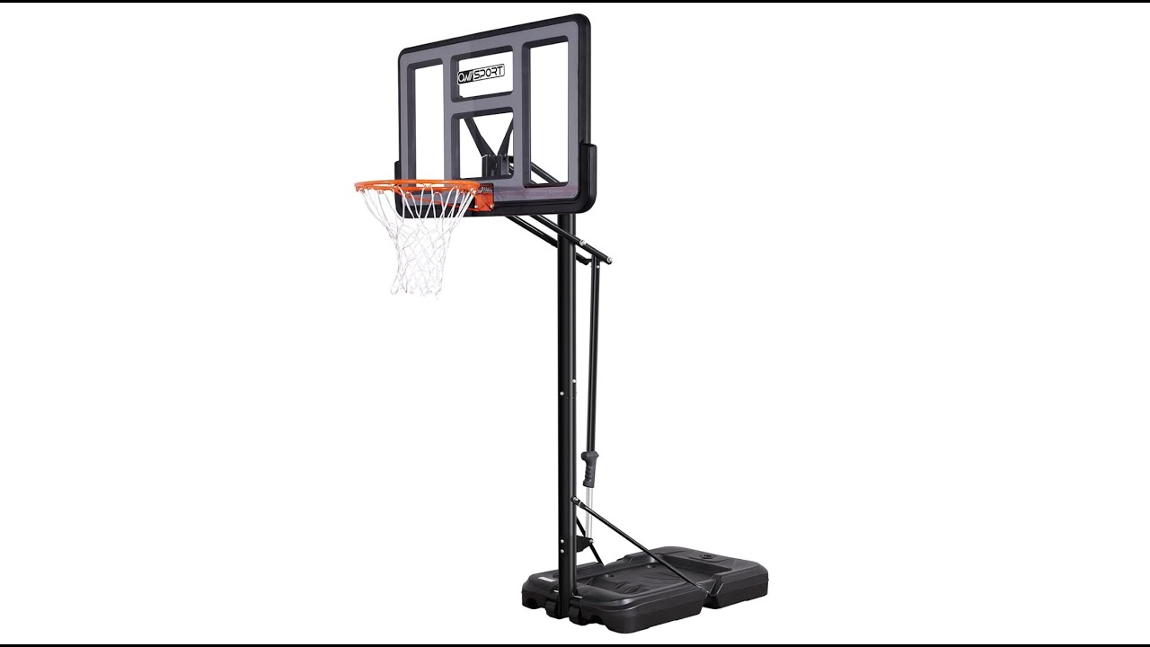 awii SPORT 44in Portable Basketball Hoop with lifting Support Device ...