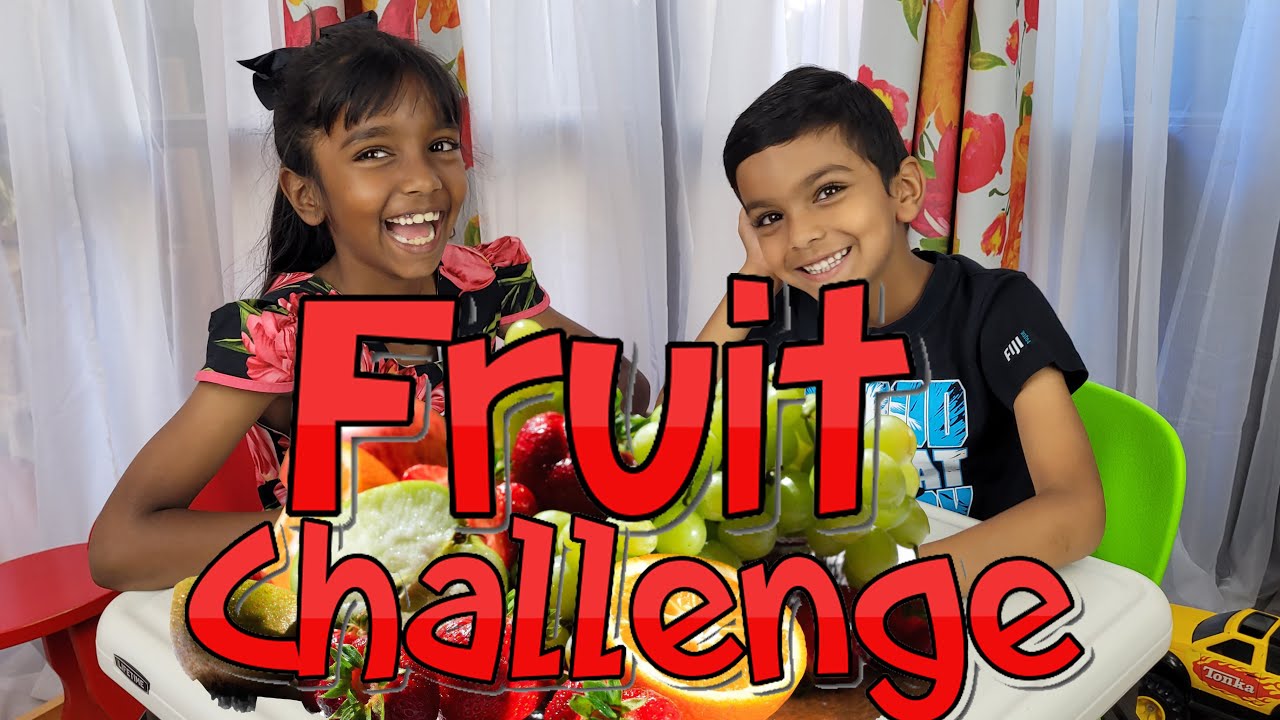 FRUIT CHALLENGE | Guess That Fruit Game | Healthy Eating #Kids # Game ...