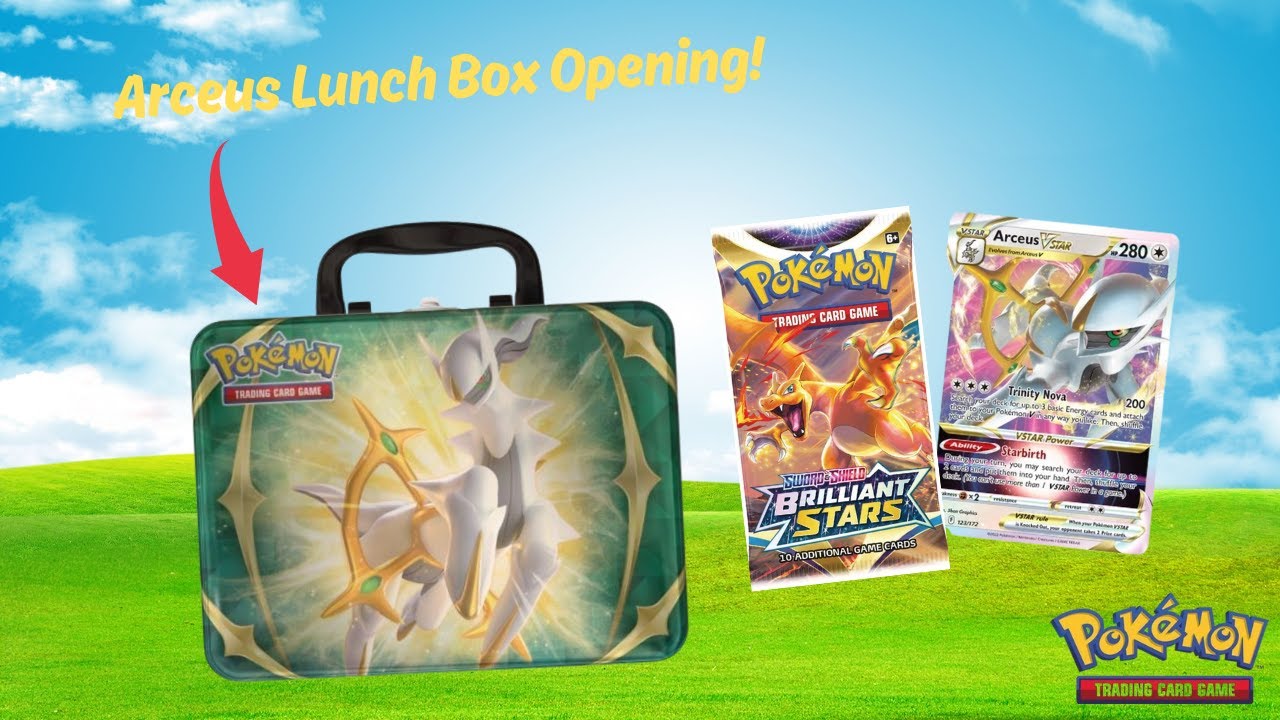POKEMON ARCEUS LUNCH BOX PACK OPENING!! - YouTube