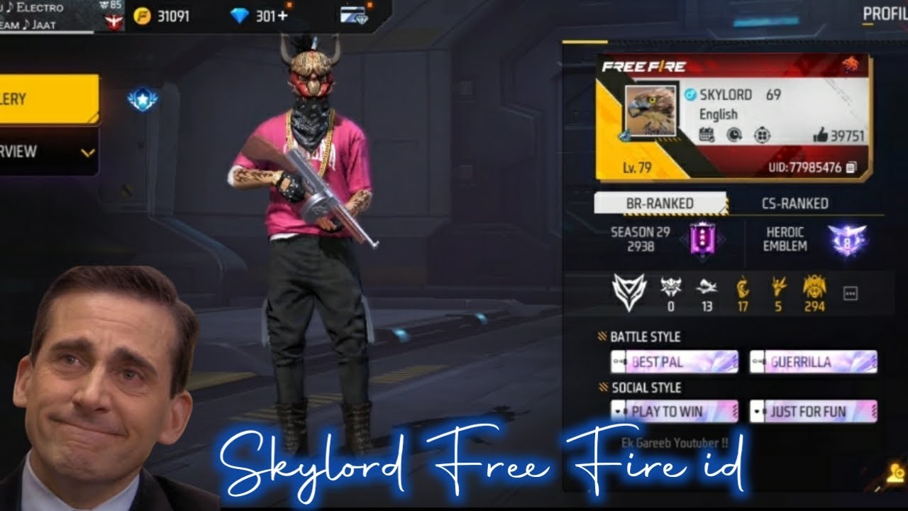 @Skylord69 free fire I'd | skylord free fire I'd status | skylord rap ...