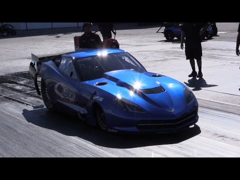 El General Racing C7 Corvette 3.56@224mph to the 1/8th mile! - YouTube