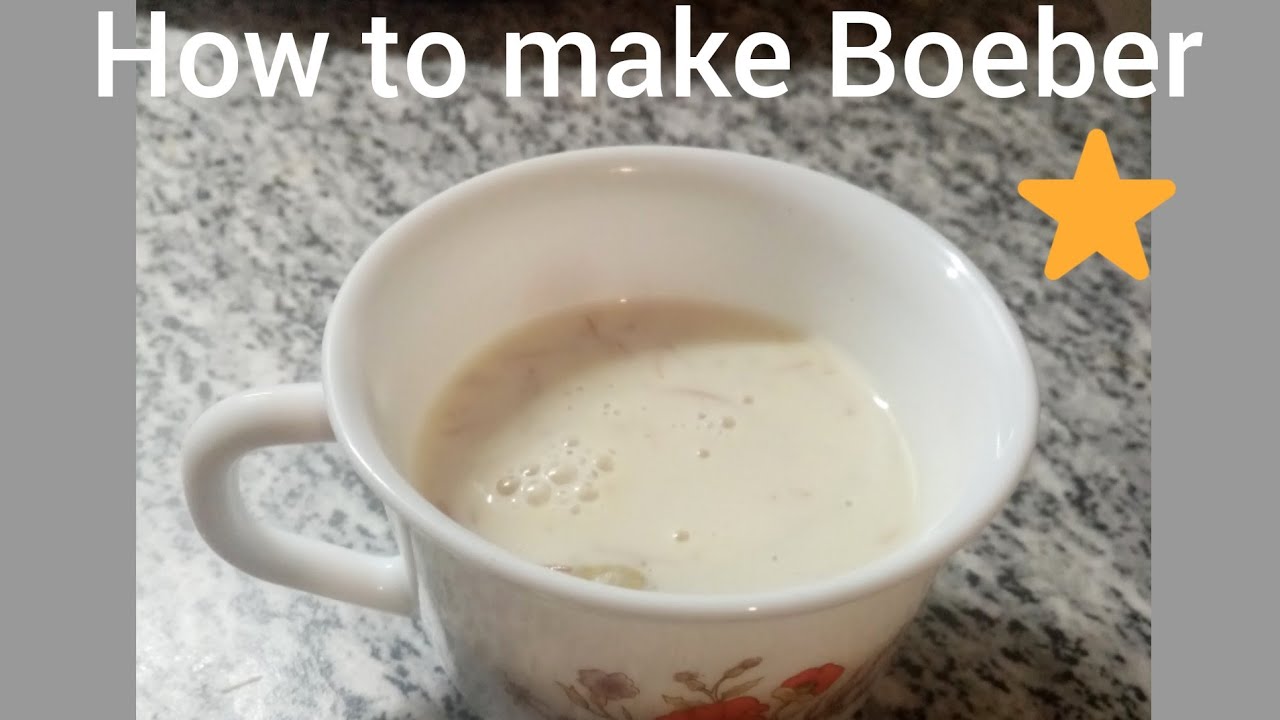 How to make Boeber (hot drink) - YouTube