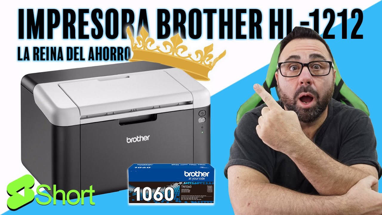 Impresora láser monocromática Brother HL1212W (Short) - YouTube
