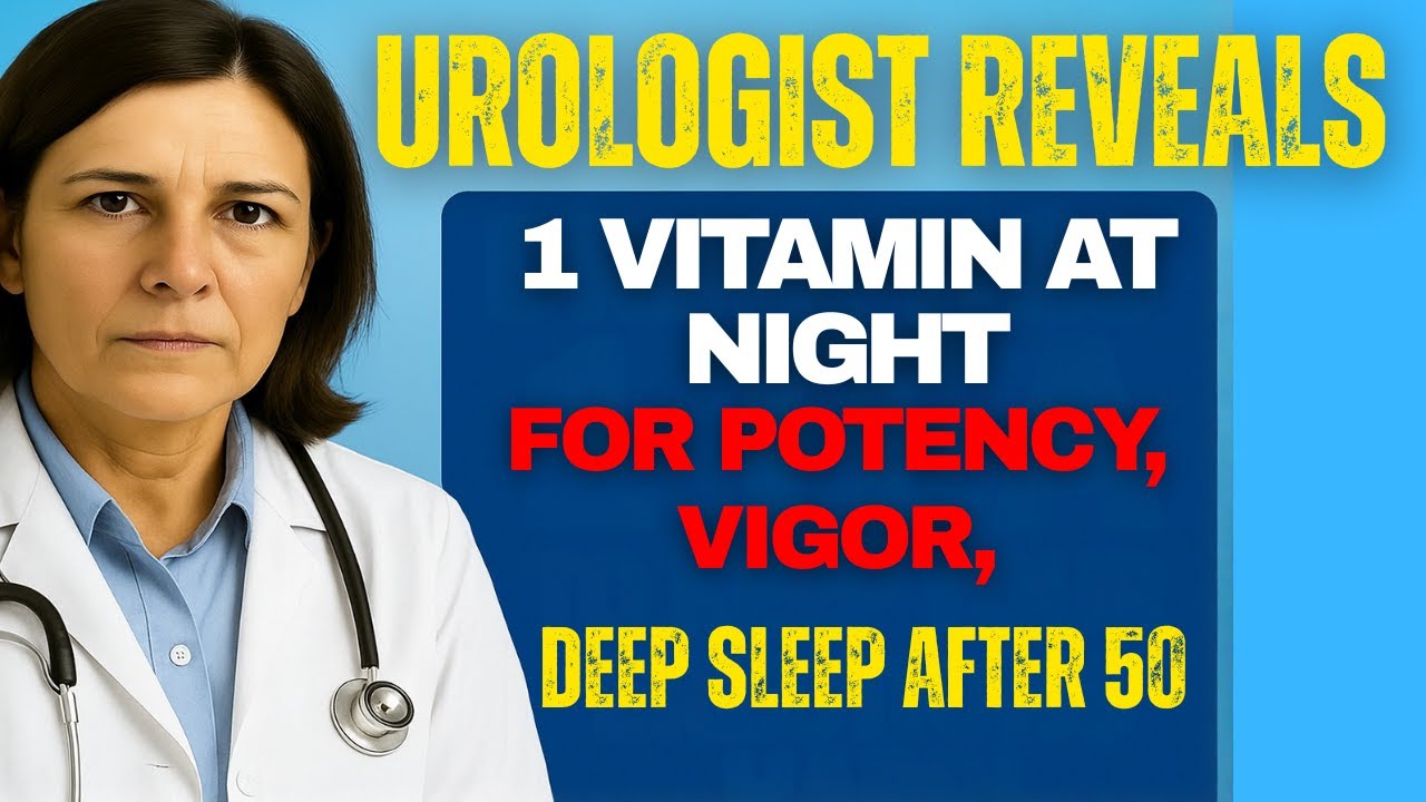 UROLOGIST REVEALS: 1 Vitamin at Night for Potency, Vigor, and Deep ...