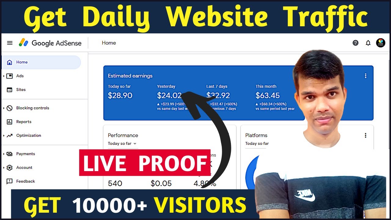 how to get daily real visitors on website | get daily website traffic ...