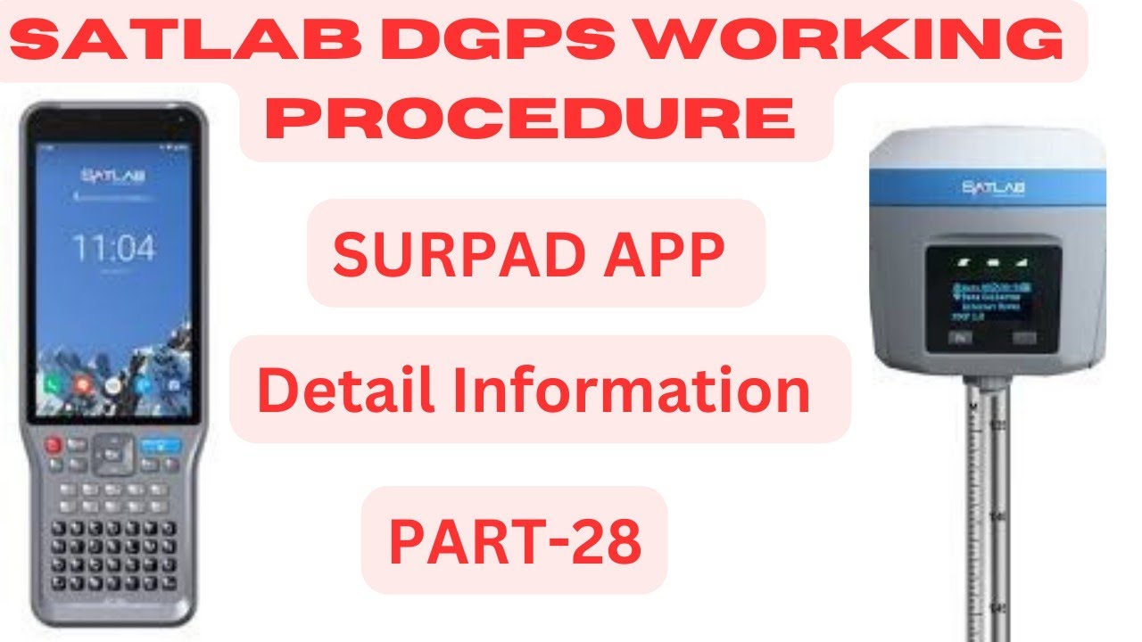Satlab Dgps working procedure I Surpad app connect with Satlab Dgps I ...