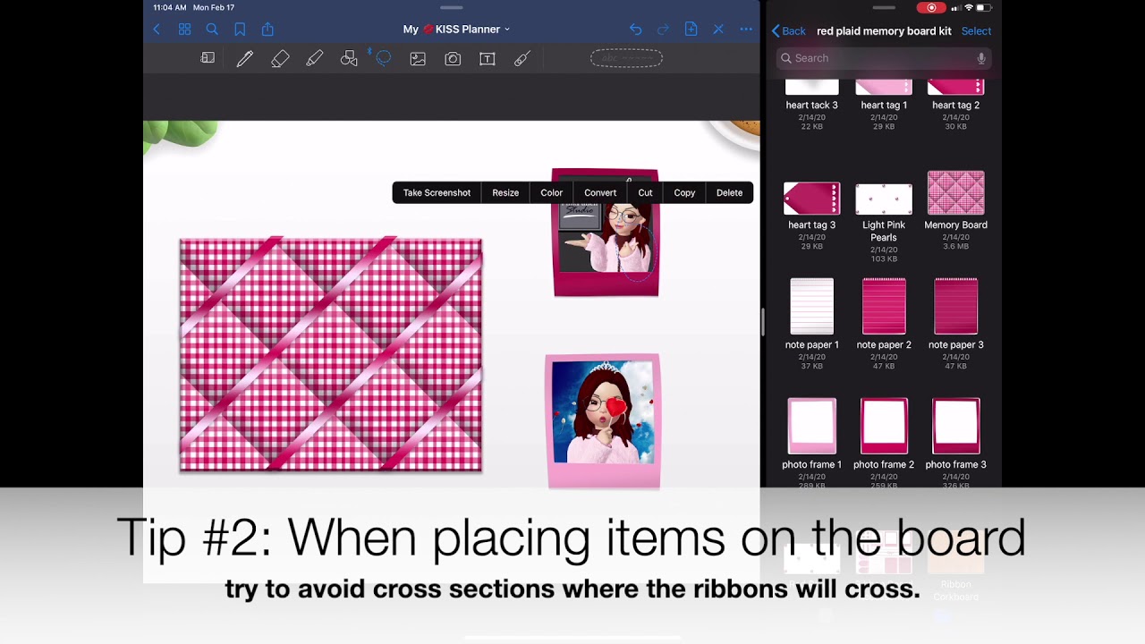 Digital Planning - Digital Memory Board Plan With Me in GoodNotes 5 ...