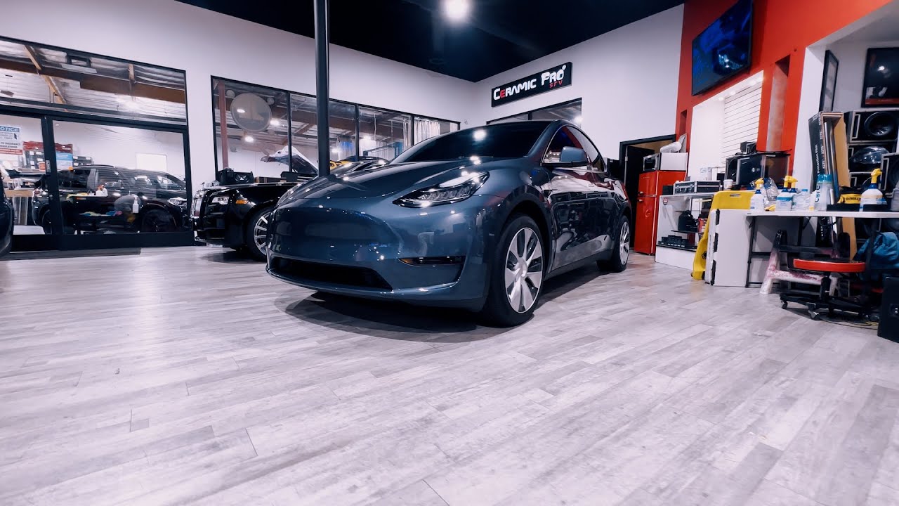 TESLA MODEL Y CLEAR BRA - YouTube