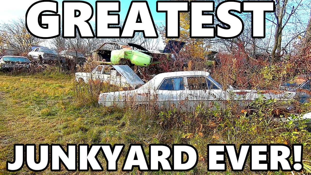 DO NOT Miss this MASSIVE Old Car JUNKYARD Tour! Open To the Public ...