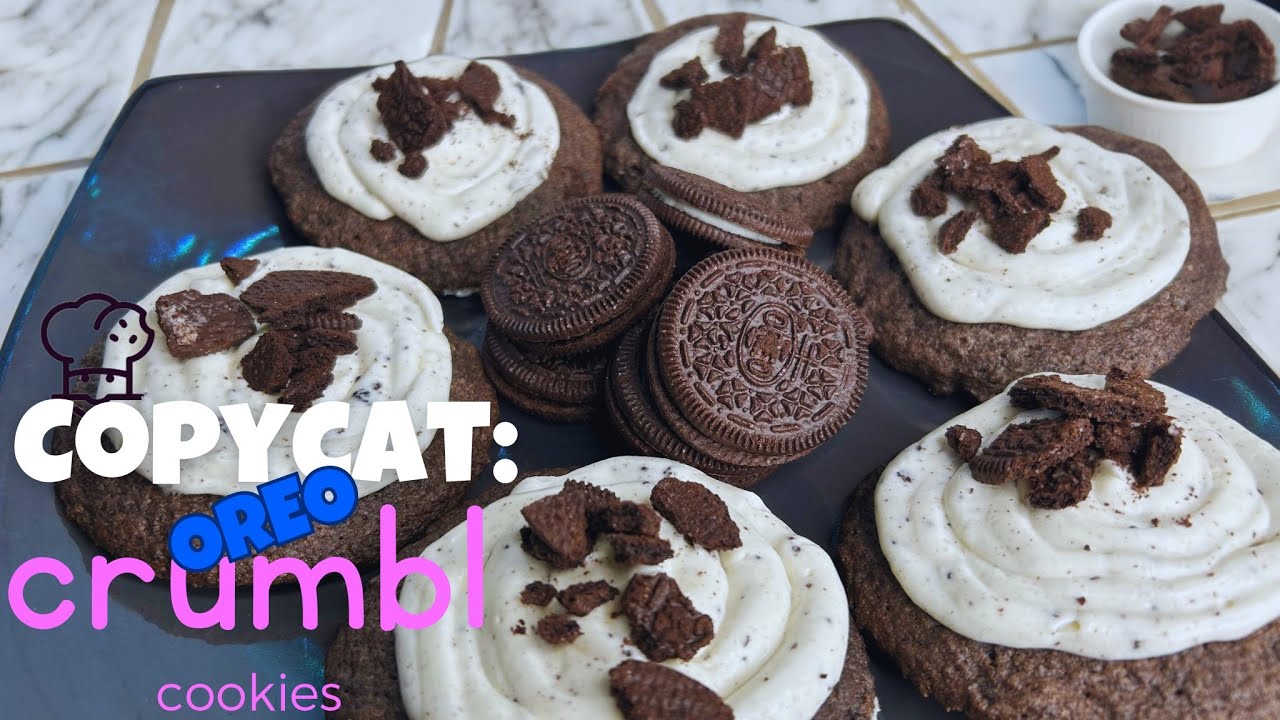 Recreate Crumbl Cookie's Best: The Ultimate Oreo Copycat Recipe - YouTube