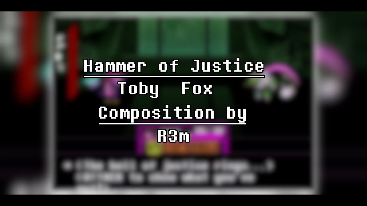 Deltarune - Chapter 4 - HAMMER OF JUSTICE - Secret Boss (Gerson) Theme ...