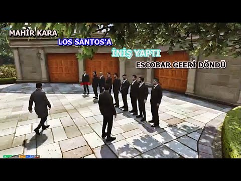 ESCOBAR AİLESİ PATRONU MAHİR KARA ŞEHİRE İNİŞ YAPTI GTA V (Surreal RP)